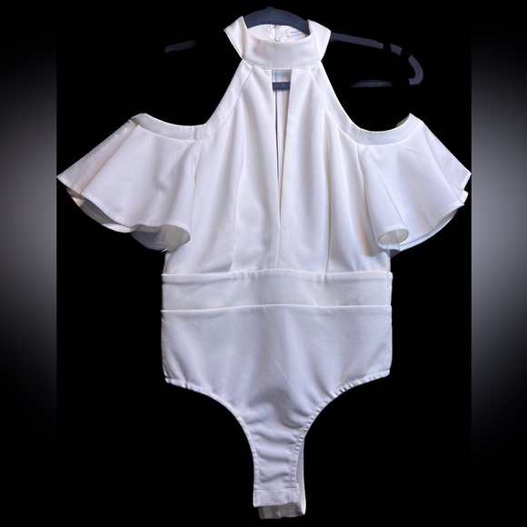Vicky’s casual | Tops | Vickys Casual White Sexy Bodysuit | Poshmark